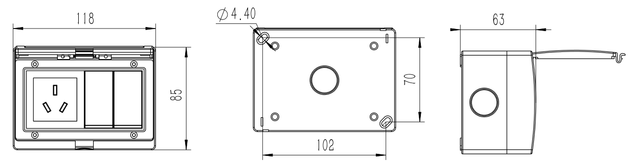 TS2S Three-pin Scoket & Switch - Buy Three-pin scoket & switch ...